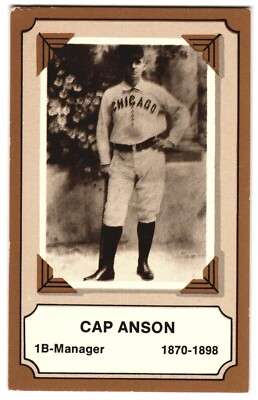 Cap Anson 1974 Fleer Laughlin Pioneers of Baseball #1 EXMT | eBay