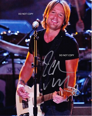 KEITH URBAN - LIVE Autographed Signed 8x10 Reprint Photo !! | eBay