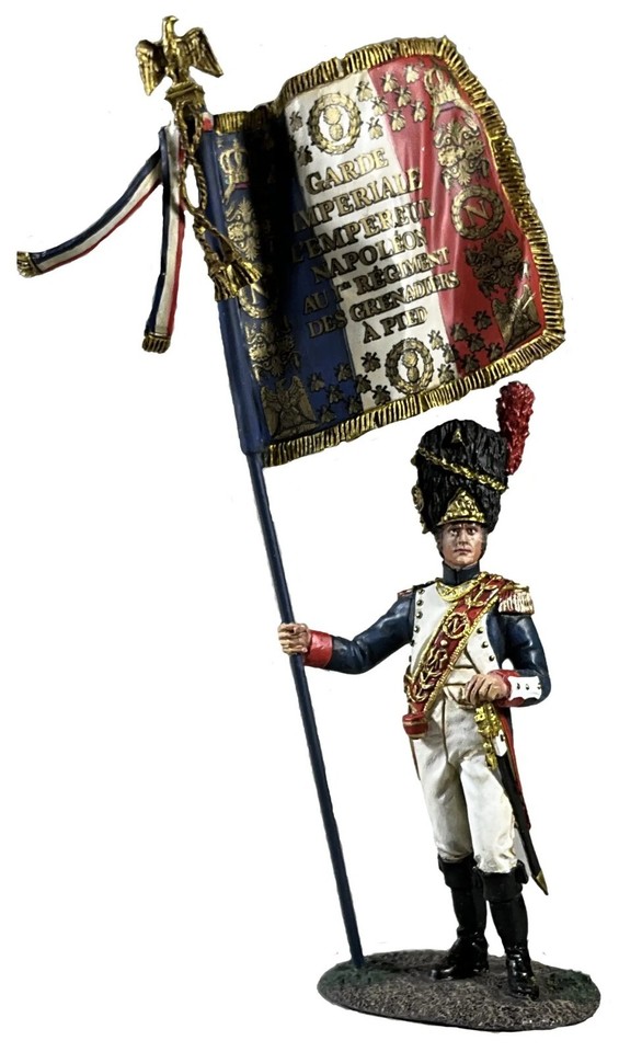 BRITAINS NAPOLEONIC FRENCH 36224 FRENCH IMPERIAL GUARD ENSIGN WITH ...