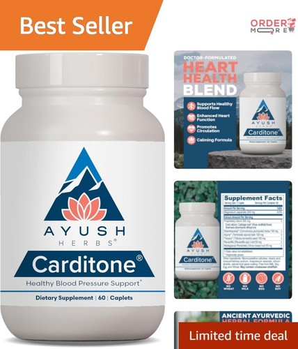 Carditone Natural Capsules for Heart Function & Vitality - 60 ...