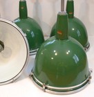 1- 18" GOODRICH Glassed Green Deep Cone Porcelain Industrial Green ...