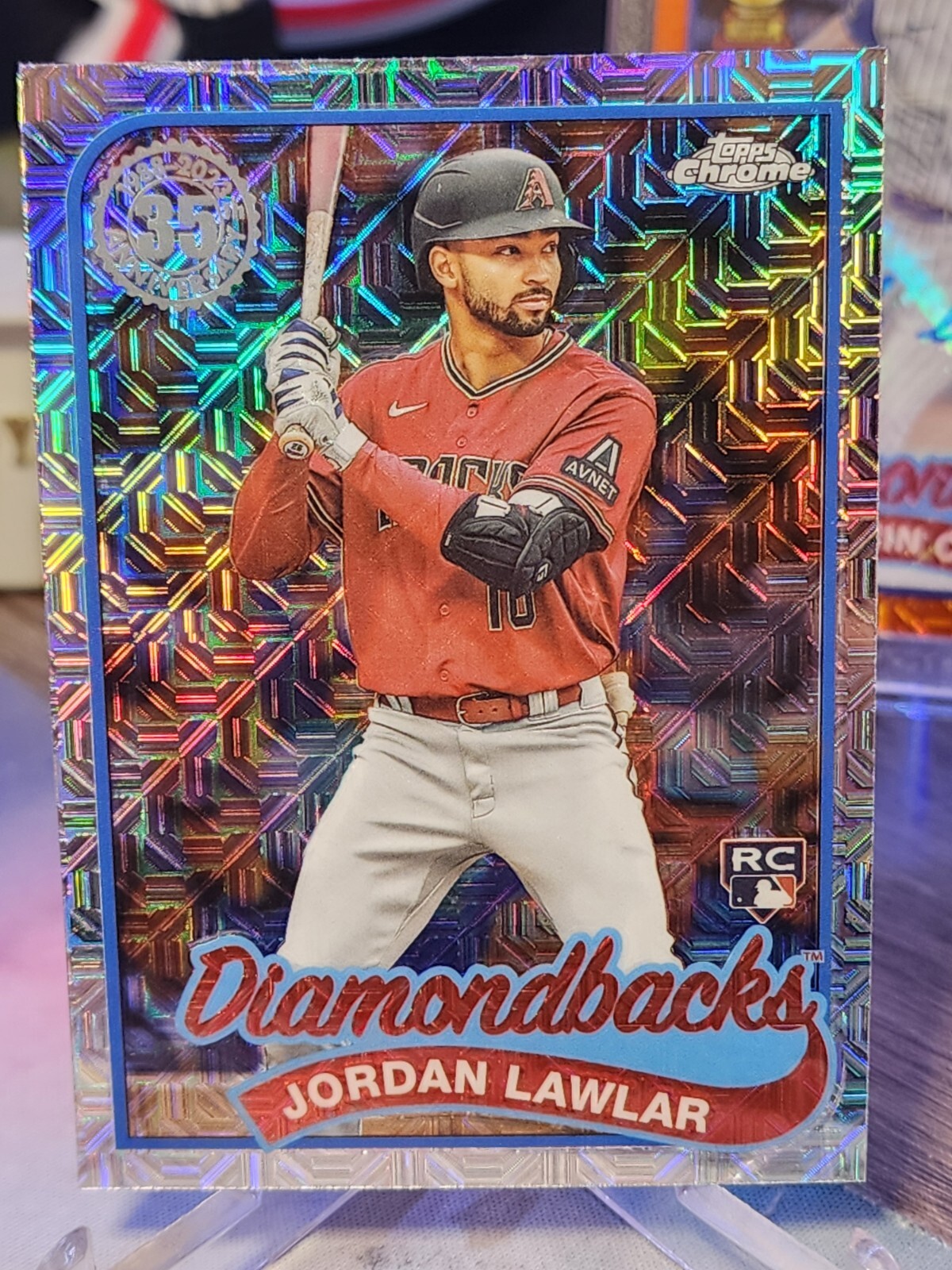 2024 Topps Series 1 Jordan Lawlar RC Silver Pack Mojo #T89C100 ...