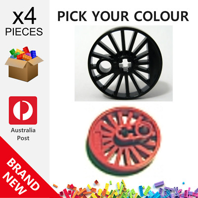 4x Genuine LEGO™ - Train Wheel RC Spoked - 85489 New Parts | eBay Australia