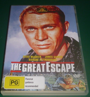 The Great Escape (DVD, 1963) Steve McQueen - Great Condition SAME DAY ...