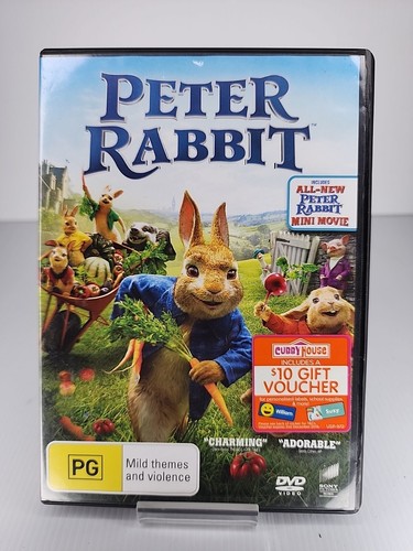 Peter Rabbit DVD, 2018 Domhnall Gleeson Margot Robbie Rose Byrne Sam ...