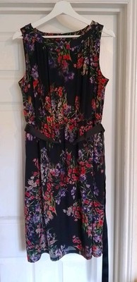 Precis Petite - Ladies Floral Fit And Flare Dress,Party, Wedding - Size ...