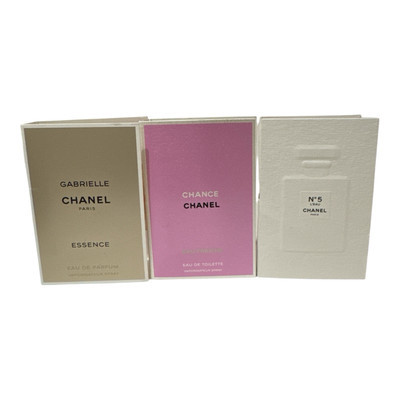 CHANEL Perfume Sample Collection For Women Spray Vials 3Pc Set New ...