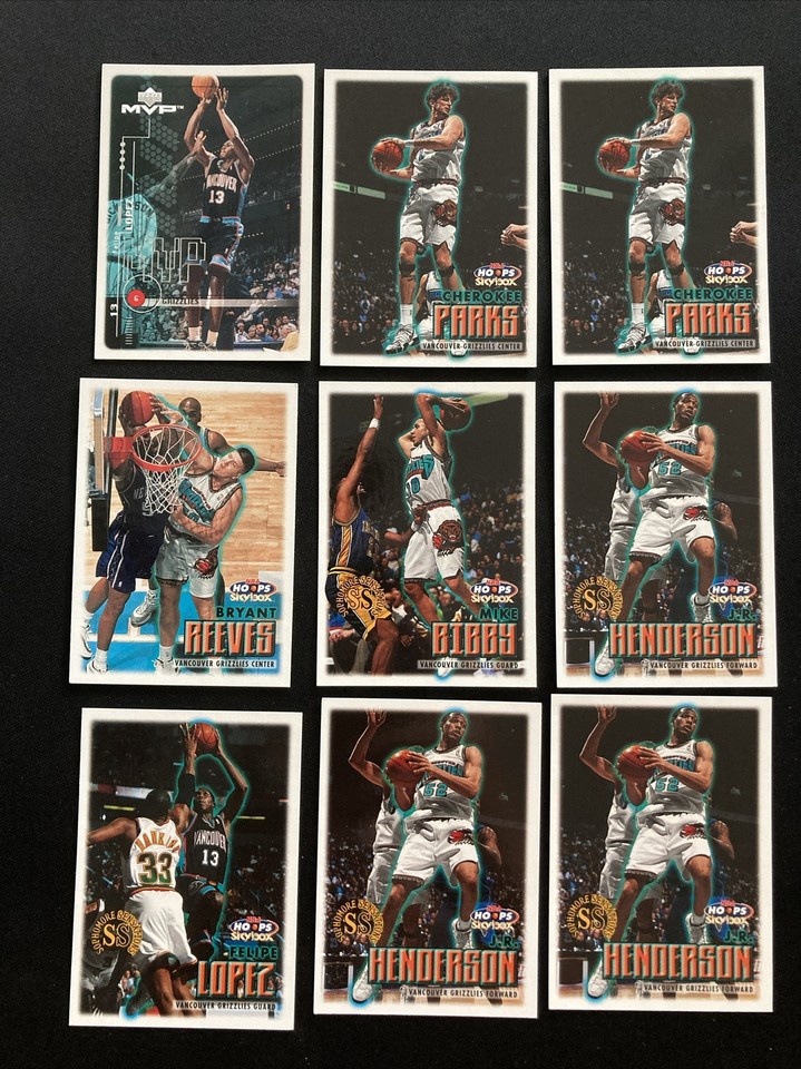 Vancouver Grizzlies Card Lot | eBay