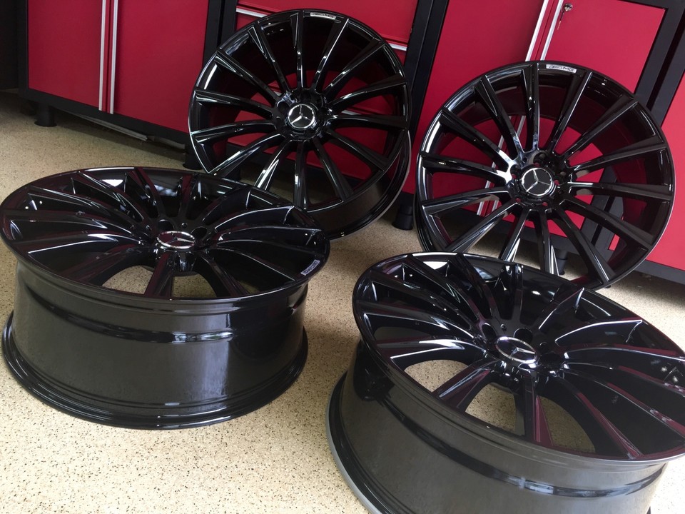 MERCEDES 19 INCH RIMS WHEELS SET 4 NEW 19/8.5 19/9.5 e300 e350 e400 AMG ...