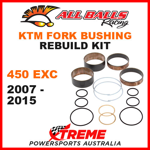 38-6074 KTM 450 EXC 450EXC 2007-2015 MX Fork Bushing Rebuild Kit Dirt ...