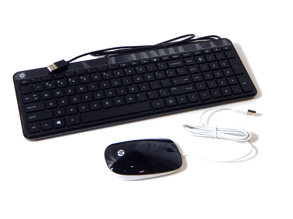 HP Sk-2028 Galeras Wired Slim USB QWERTY Keyboard 801526-001 Kbah21 for ...