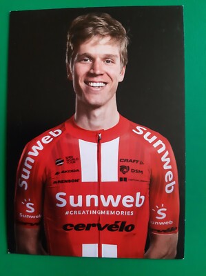 CYCLISME carte cycliste CEES BOL équipe SUNWEB Cervelo 2019 | eBay