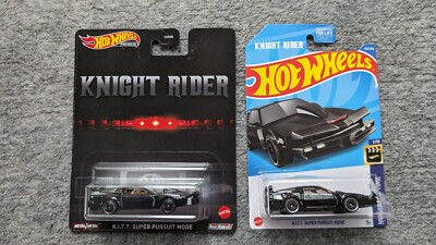 Hot Wheels Premium Knight Rider K.I.T.T. Super Pursuit Mode Lot Of 2 ...