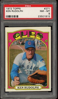 1972 Topps Baseball #271 Ken Rudolph PSA 8 | eBay