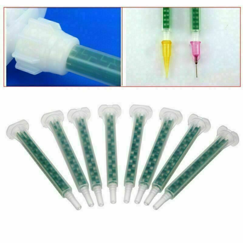 2K Static Mixer Epoxy Resin Mixing Tube Nozzles Syringe for 50/37ml AB ...
