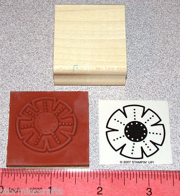 Paper Flower Cutout Design Single Rubber Stamp by Stampin Up Big ...