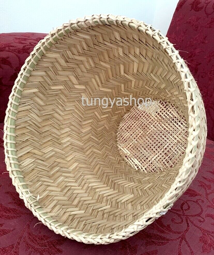 Thai Lao Sticky Rice Cooker Steamer BamBoo Basket Pot Kitchen Food Menu ...