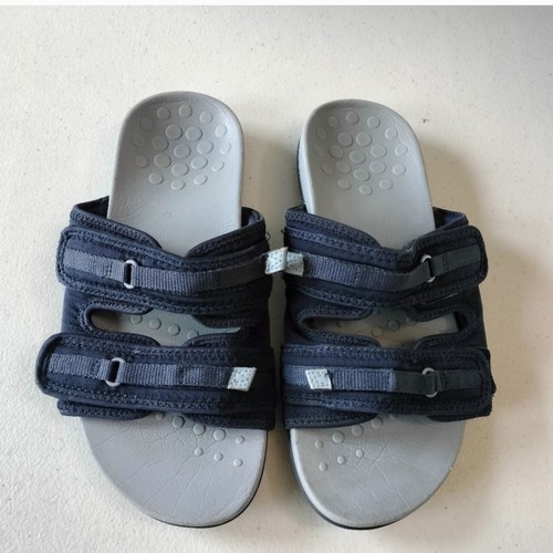 Vionic Sarah Adjustable Sport Slide Navy Sandals 8W Supportive Vacation ...