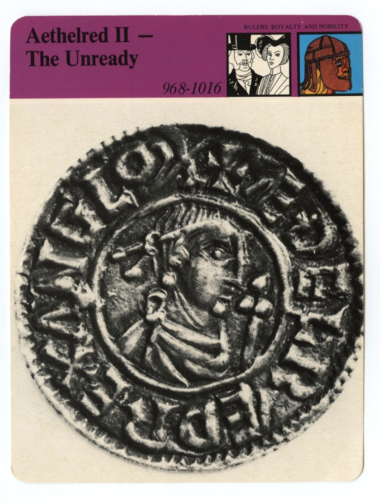 Aethelred II The Unready - Rulers Royalty Edito Service British ...
