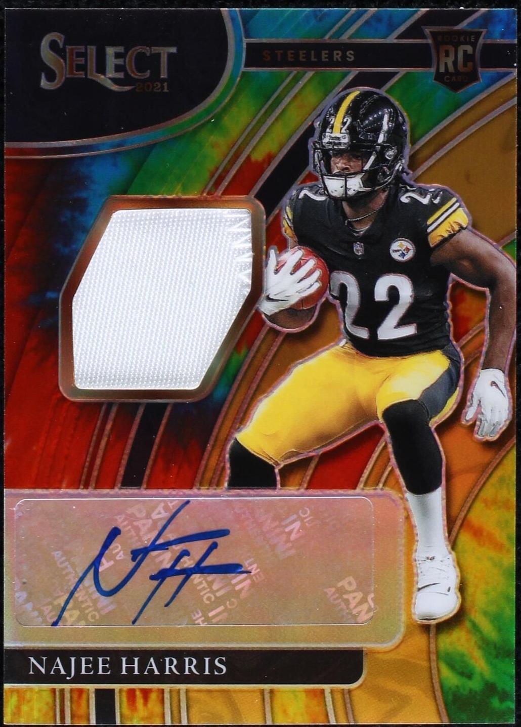 2021 Panini Select - Rookie Signature Memorabilia Najee Harris #RSM-NHA ...