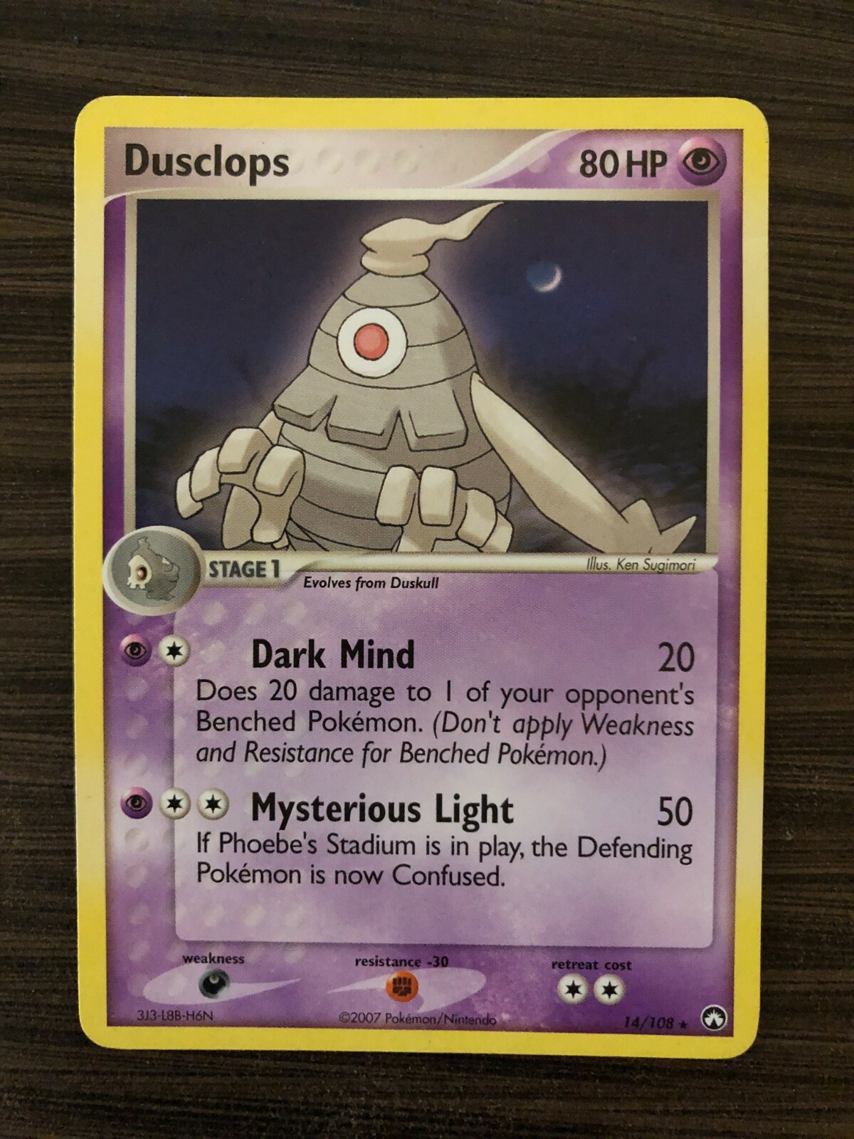 Dusclops Card