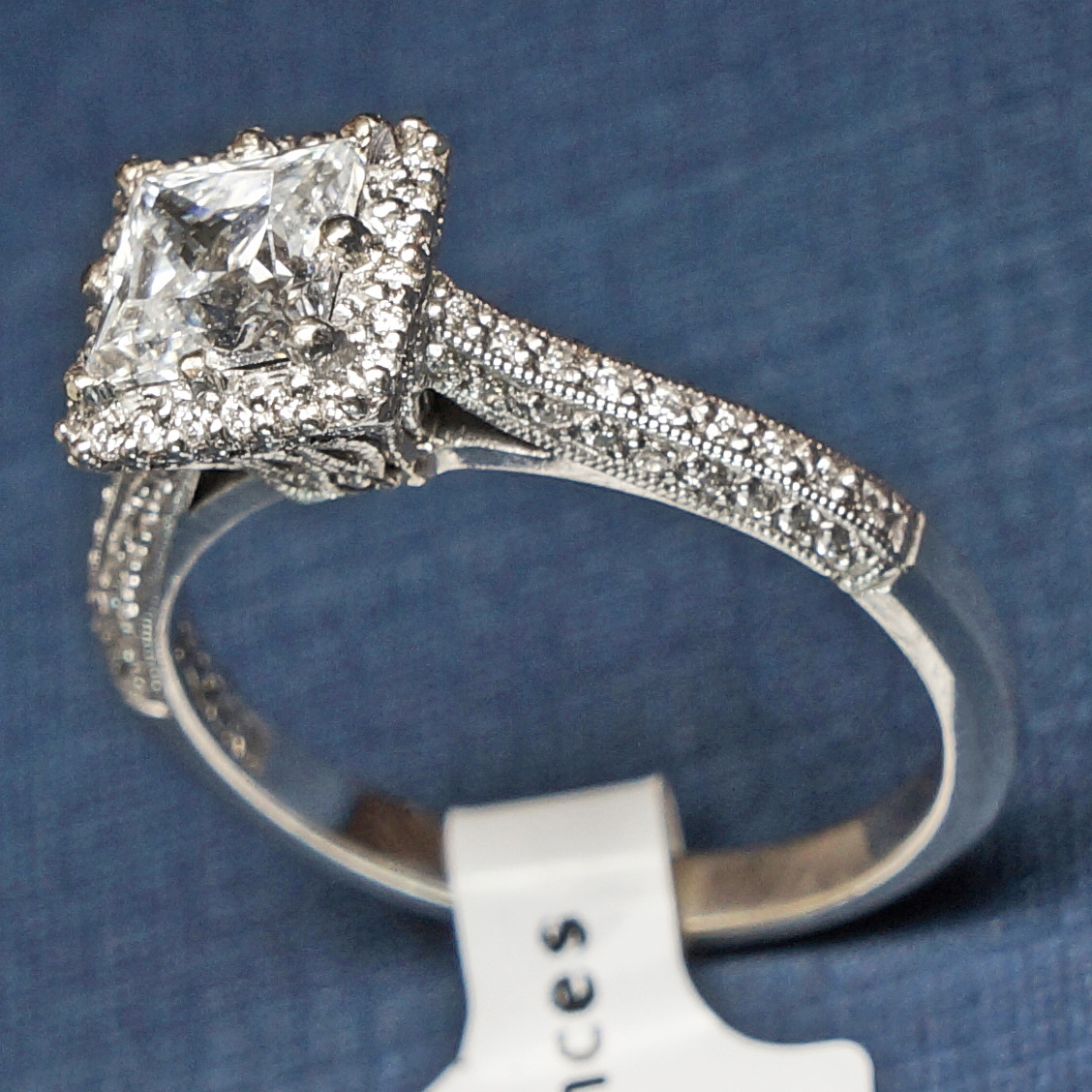 Tacori Diamond 18k White Gold Engagement Ring Tacori style 2502 ...