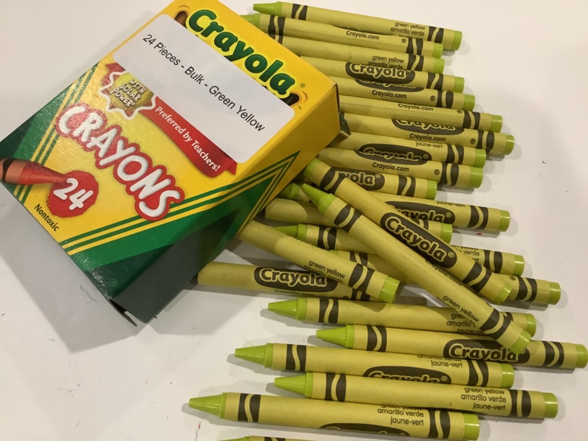 Yellow Green Crayola Crayon