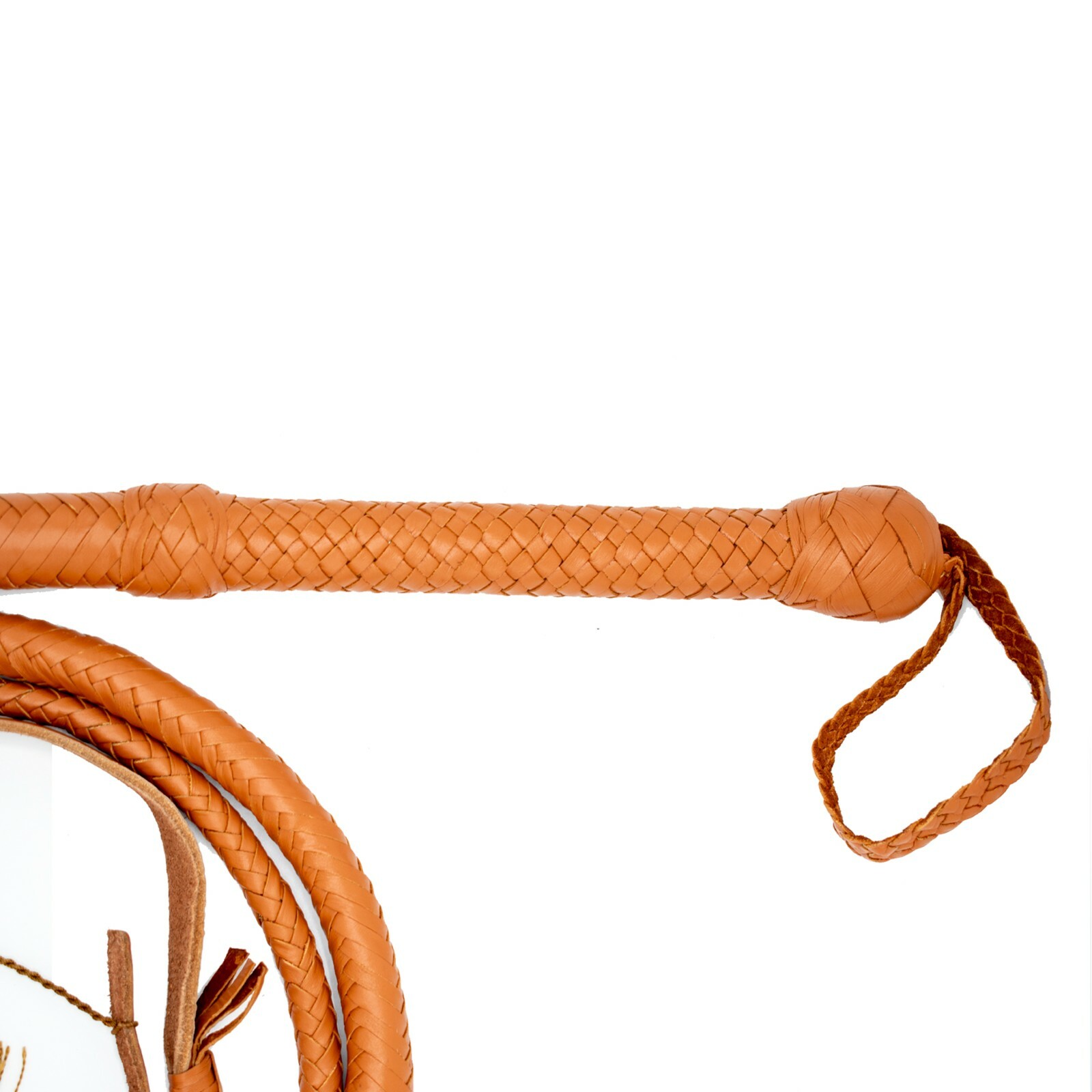 Cow Hide Leather Bull Whip 04 to 16 Feet &16 Plait Custom Bullwhip ...