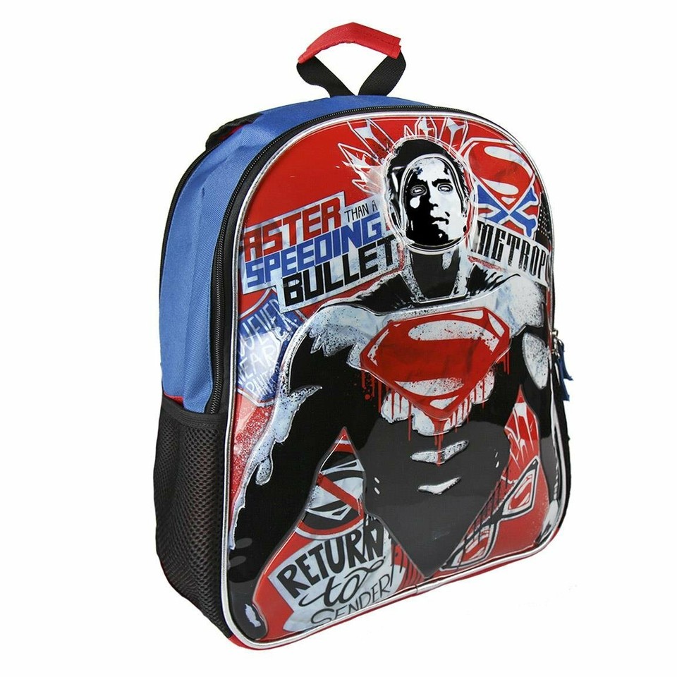 Batman v Superman Large Reversible Double Sided Backpack | eBay