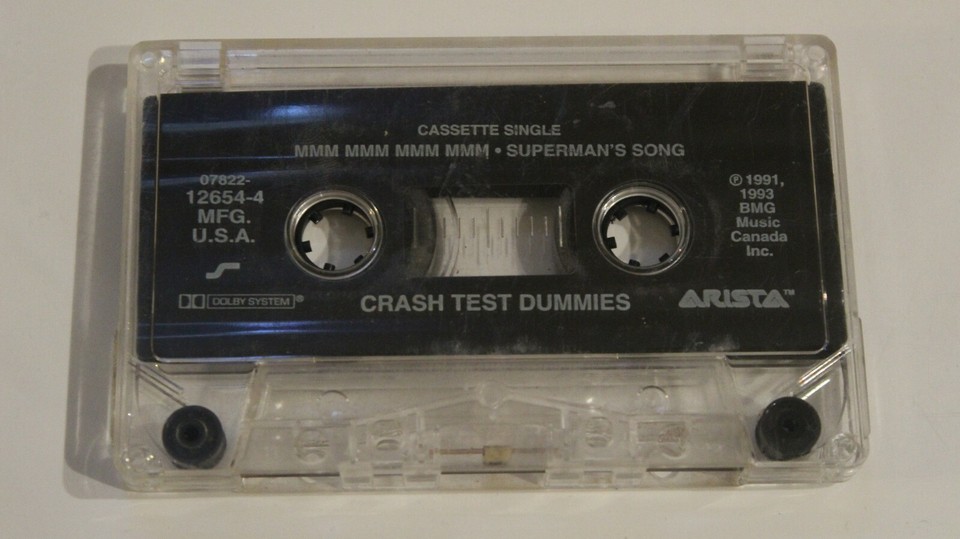 Crash Test Dummies Cassette Single MMM MMM MMM MMM Superman Song | eBay