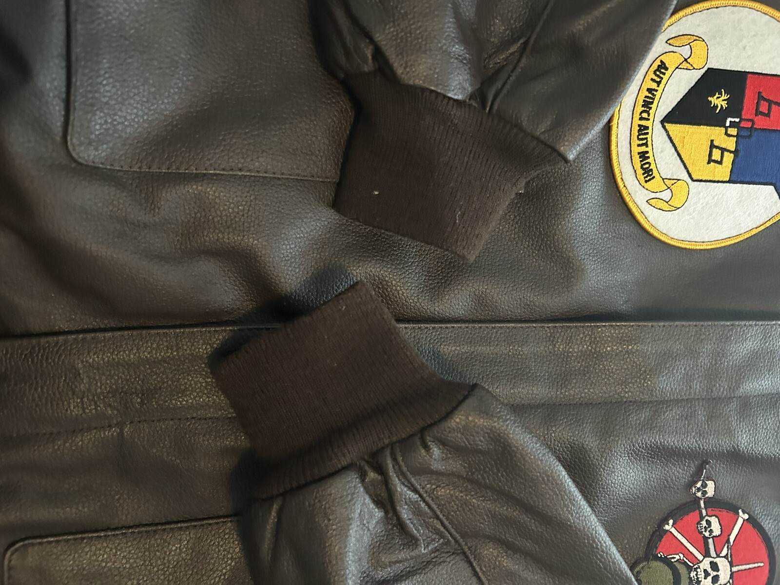 Knox Armory Air Force Flight Leather Jacket - Gem