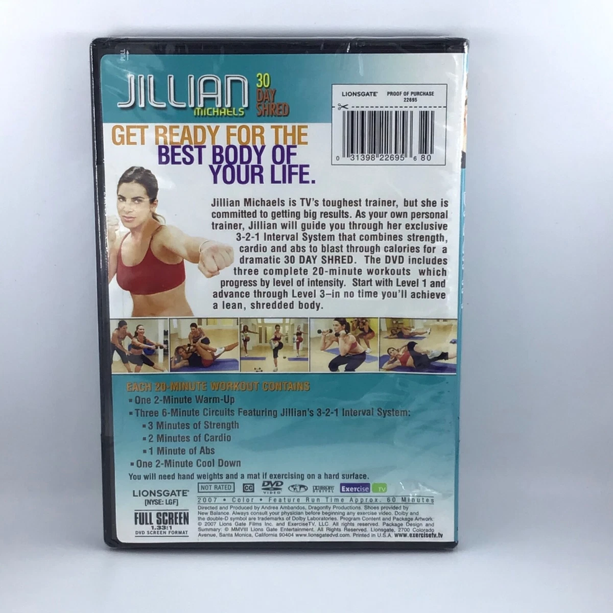 Jillian Michaels 30 Day Shred Level 1 Workout Plan | EOUA Blog