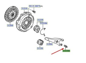 Genuine Toyota Rav4 Verso Auris Avensis Corolla Clutch Fork Support ...