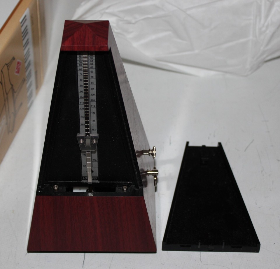 new in box Wittner #845161 Metronome Key Wound Black Brown | eBay
