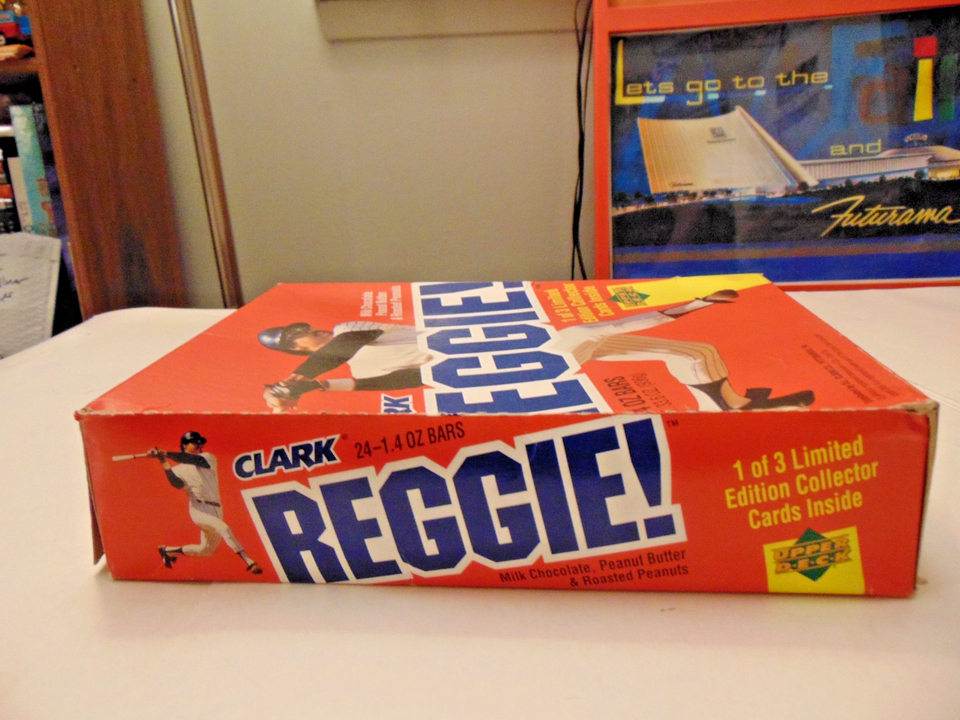 Vintage Reggie Box Chocolate Bar Jackson 2 Wrappers LIMITED EDITION ...