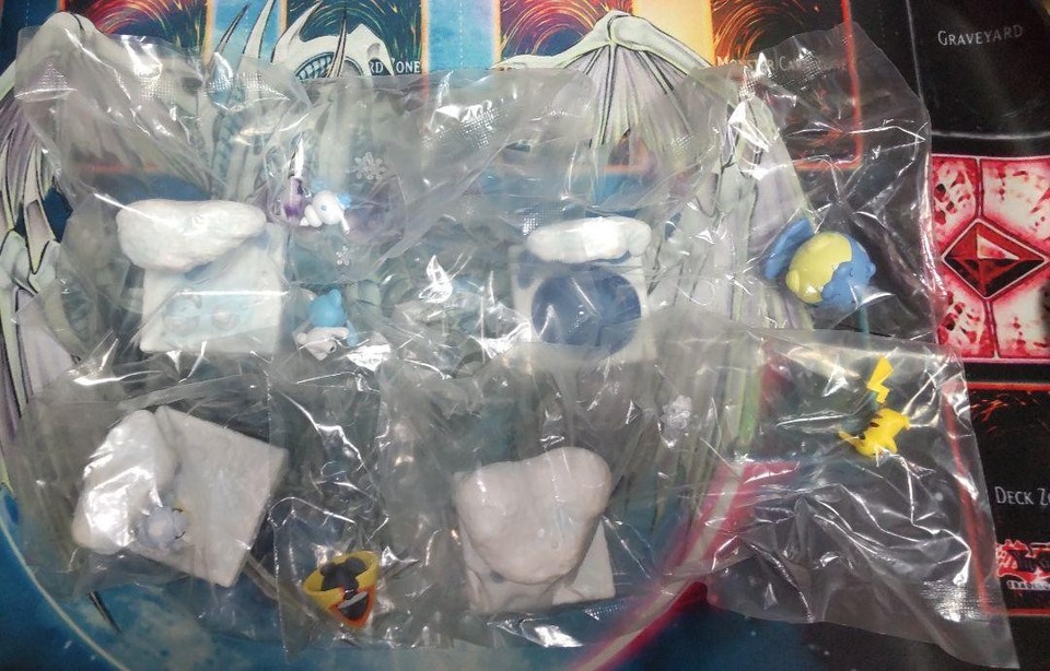 Pokemon World 3 Snow Field Set 4 Types Rement - Pikachu, Yamper, Spheal ...