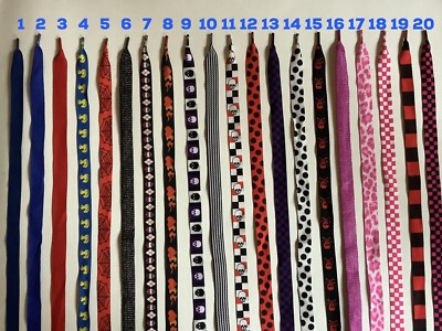 Shoe/Boot/Trainer laces fun funky fashion multiple Designs | eBay UK