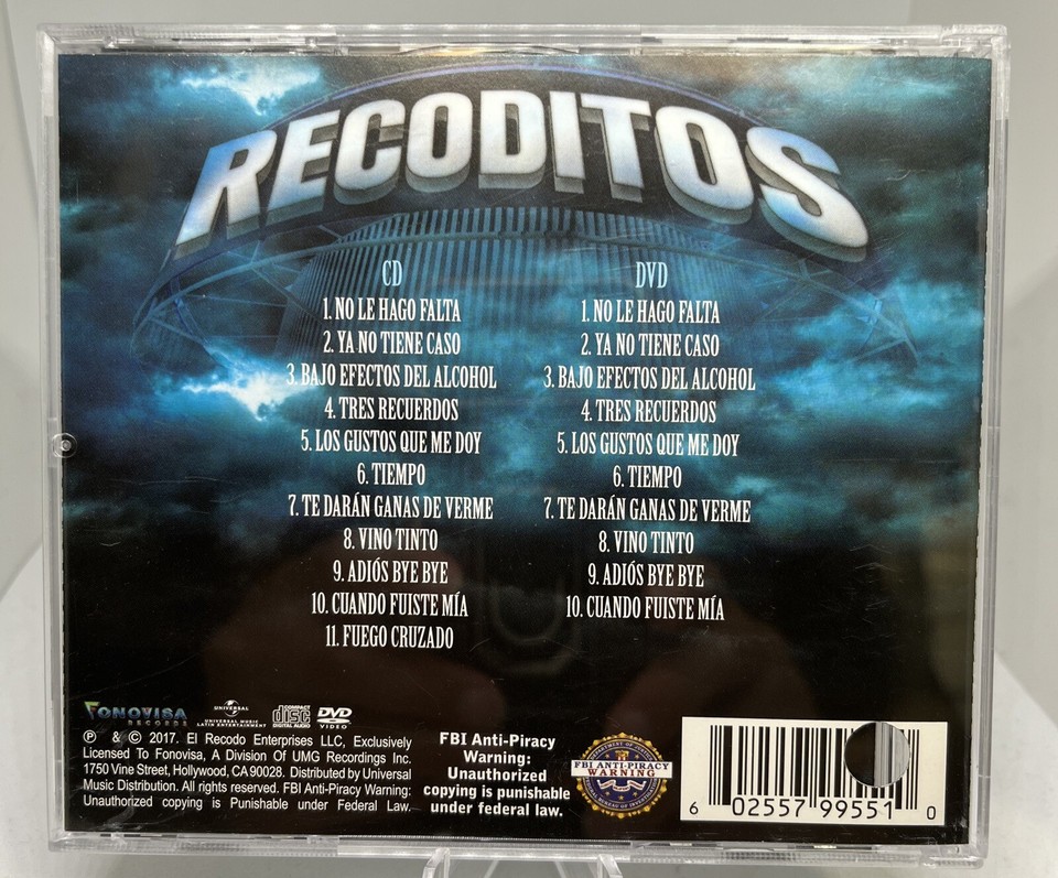 Banda Los Recoditos - Gustos Que Me Doy - CD/DVD Album Fonovisa Records ...