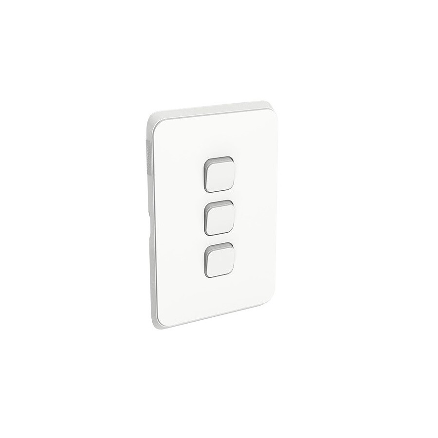 CLIPSAL Iconic Light Switch Power Point GPO Dimmer White Anthracite ...