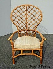 Guild Master Bamboo Wing Back Chair 694018P for sale online | eBay