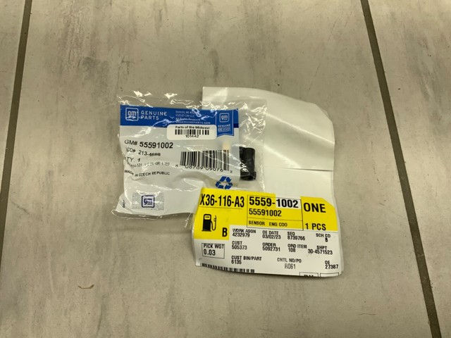 Genuine GM Engine Coolant Temperature Sensor 55591002 for sale online ...