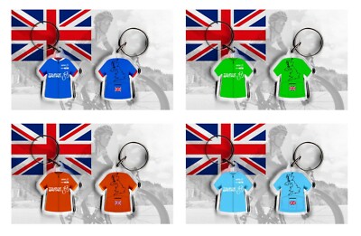 Tour of Britain jersey keyring, keychain cycling, team GB, Cavendish ...