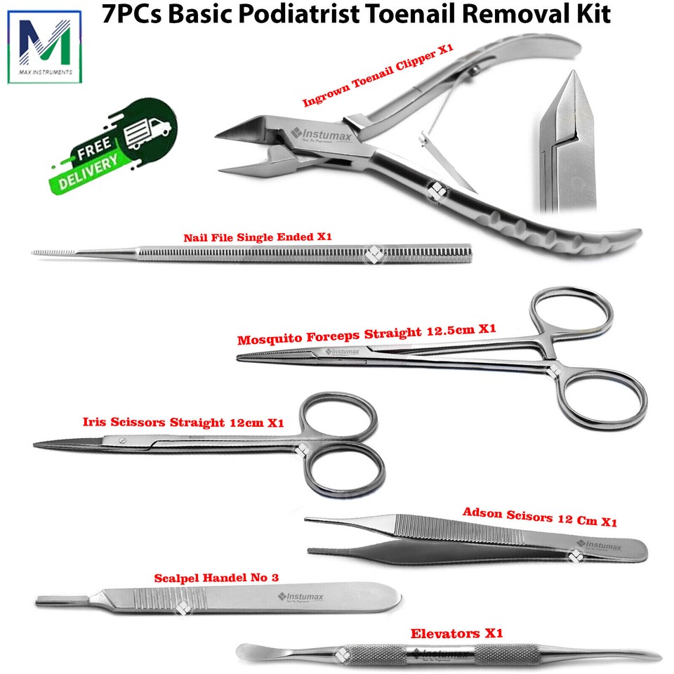 Range Podiatry Nail Surgery Instruments Kit Toenail Removal Ingrown ...