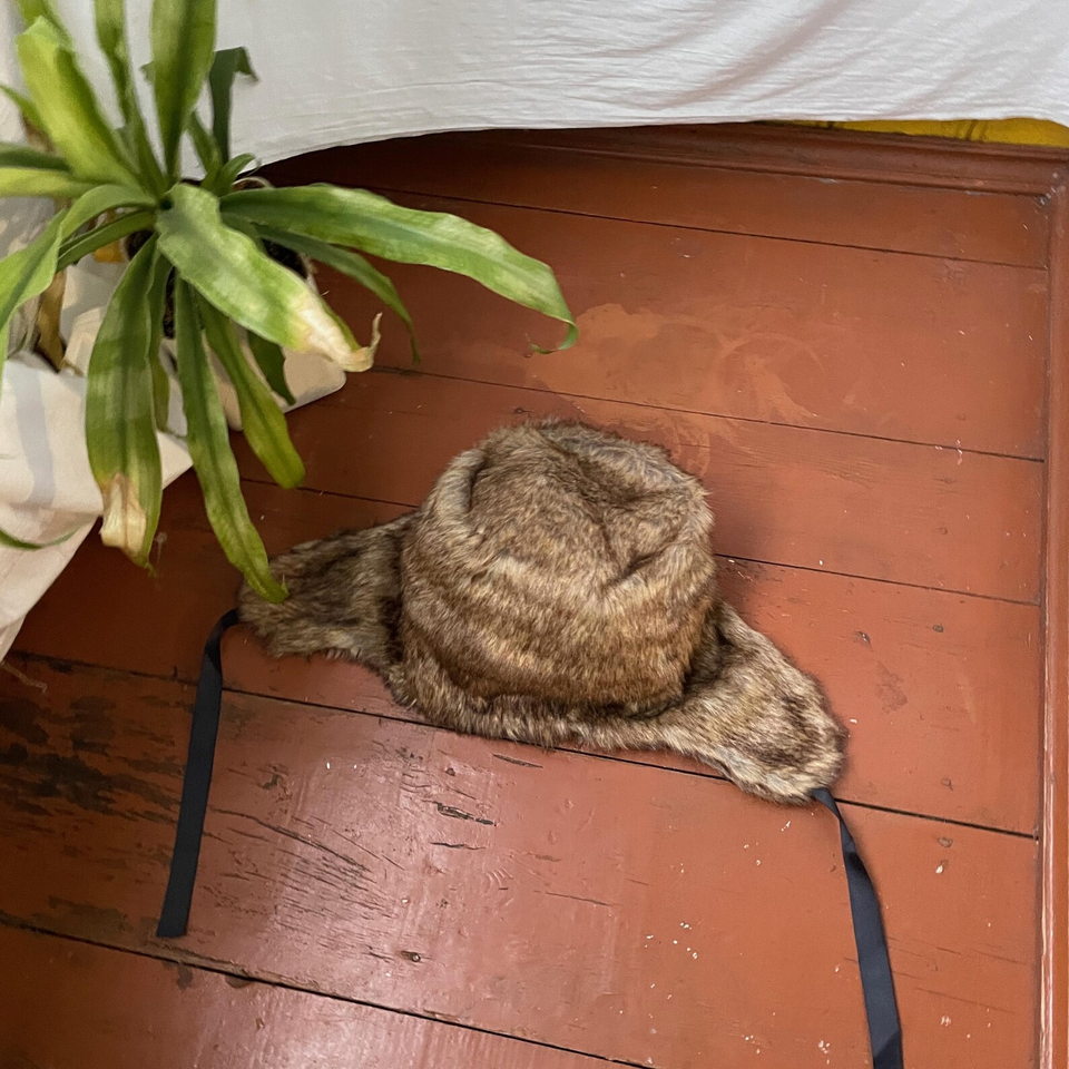 Alt Ushanka Fuzzy Trapper Fur Winter Hat y2k streetwear grunge alt | eBay