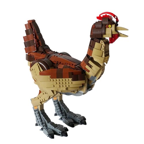 Life-size Chicken Model with Moving Legs, Wings and Neck 1263 Pieces ...