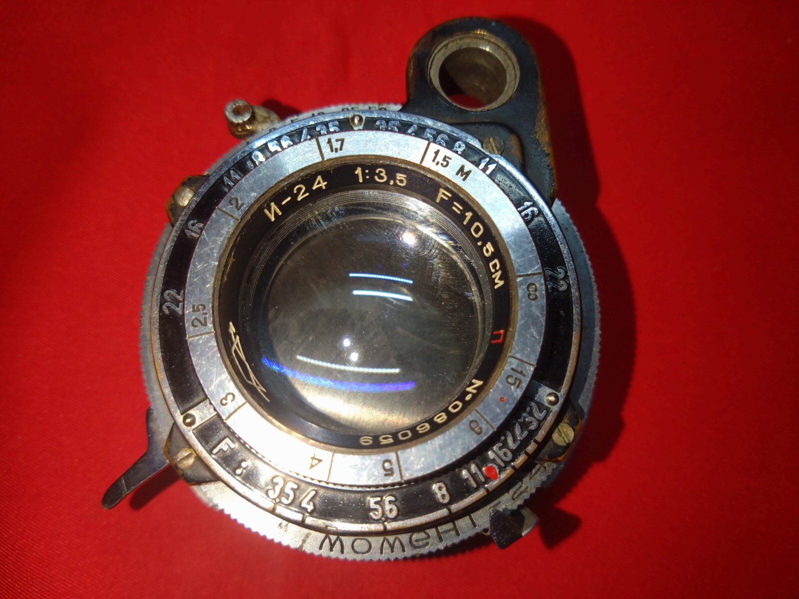 soviet vintage lens industar-24 "P" 1:3,5 F=10,5 cm Moskva | eBay