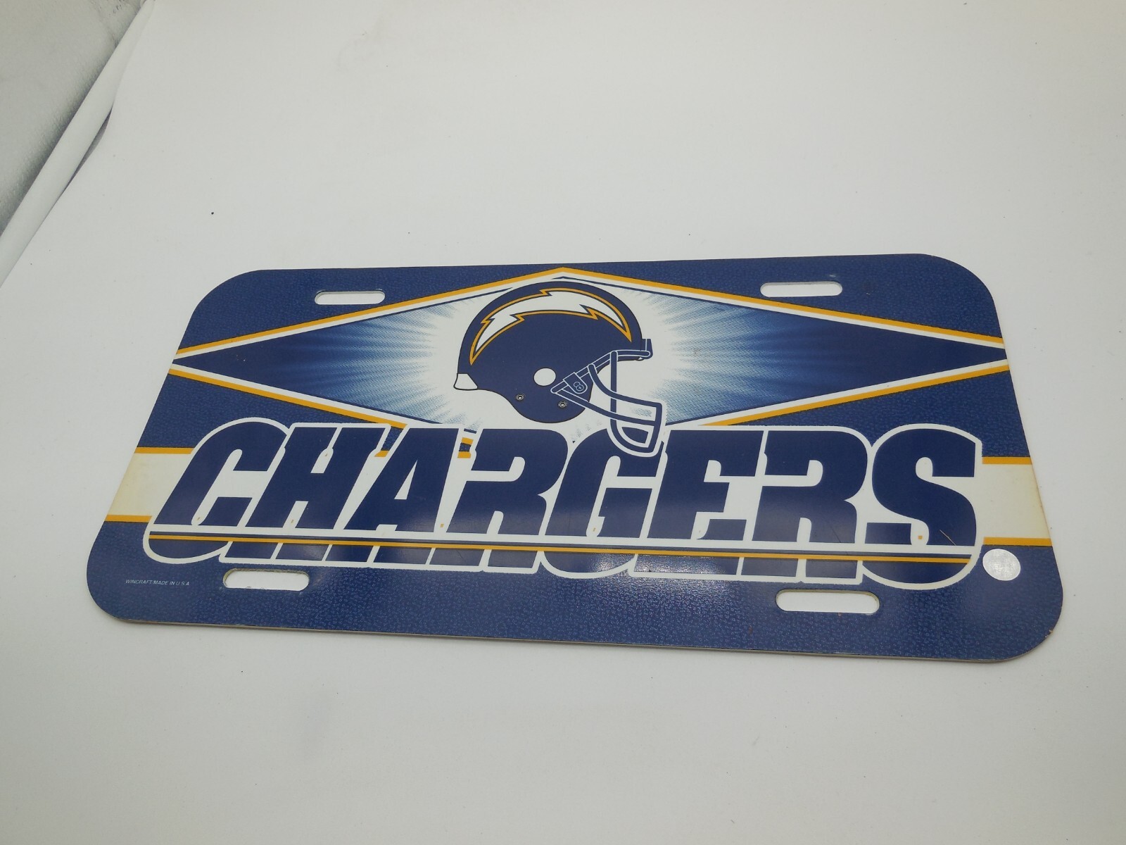 AJ San Diego Chargers Official NFL Team Logo Color License Plate Vtg ...