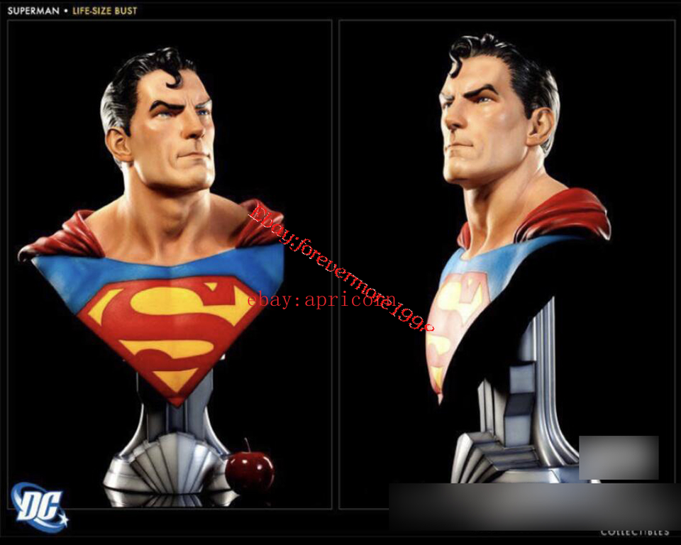 Sideshow Superman Statue Bust Figure Resin Model Collectible 1/1 ...
