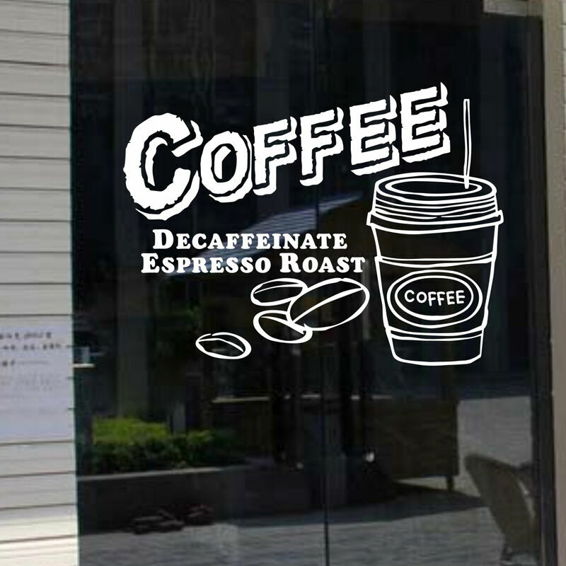 Coffee Shop Room Decals Café Wall Stickers