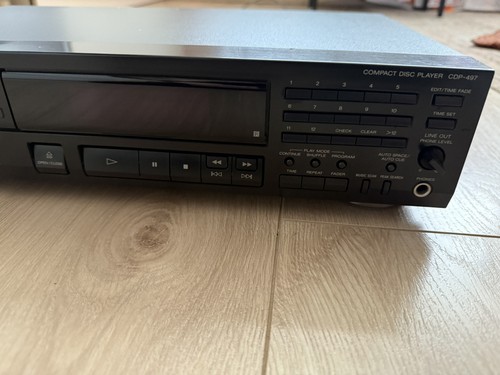 SONY CDP-497 CD-PLAYER COMPACT DISC PLAYER Works Fine Tested | eBay